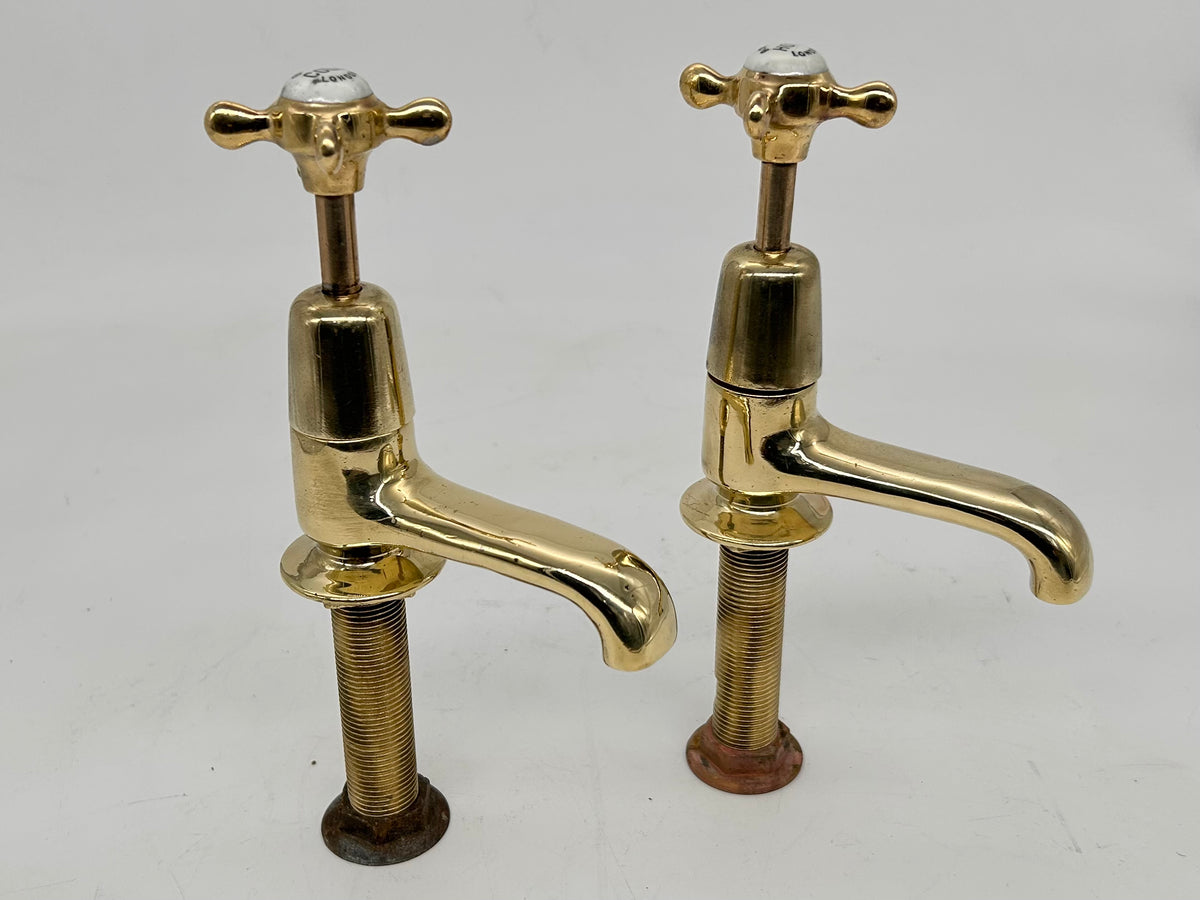 A Pair of Long Reach Edwardian Basin Taps by John Bolding (London) in ...