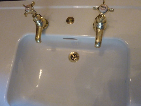 Art Deco Double Basin by Jacob Delafon C.1930 – stiffkey-bathrooms