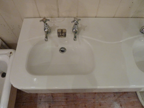 1950s Double Basin by Porcher, Paris – stiffkey-bathrooms